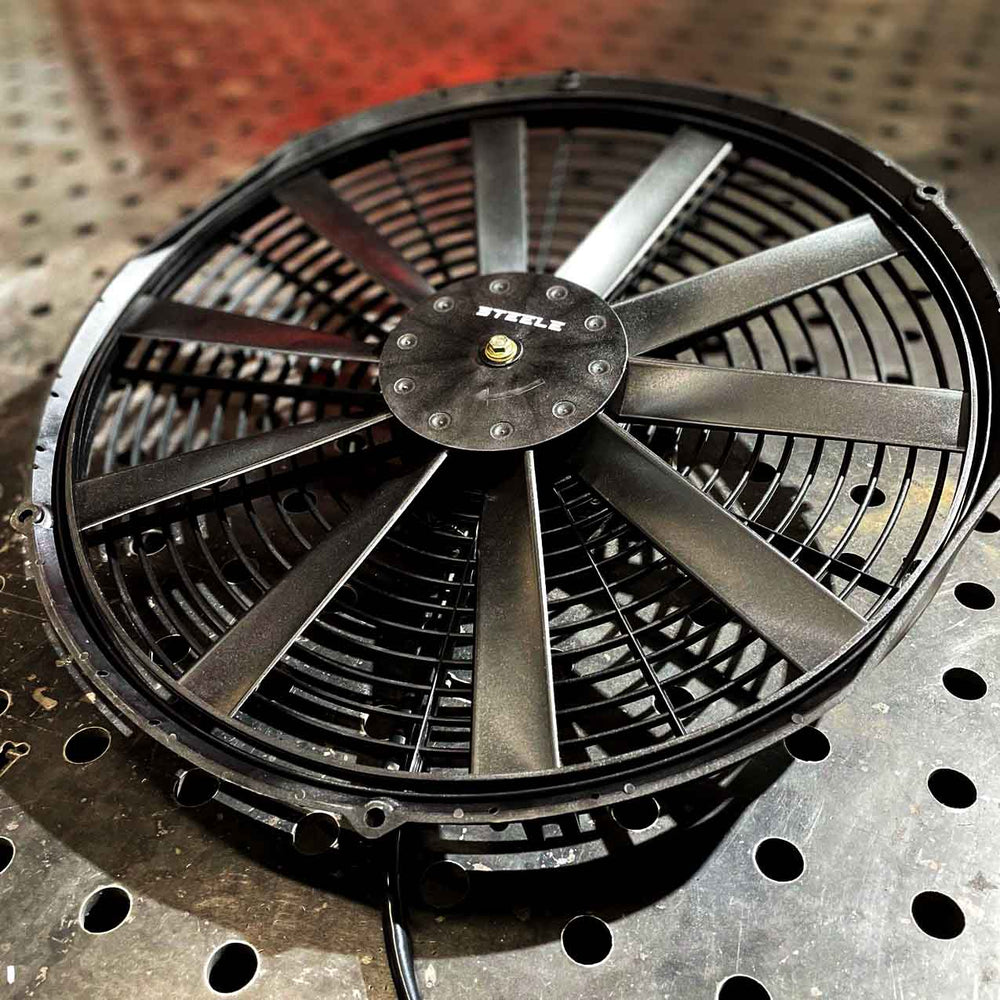 STEELE 14" Brushless Pusher Fan | 1644 CFM | Low Amp Draw